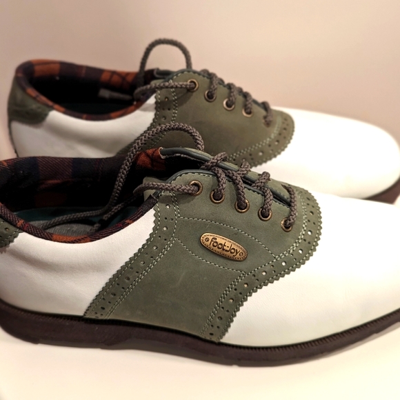 FootJoy | Shoes | Womens Footjoy Golf Shoes Us 85 M White Green 98784 ...